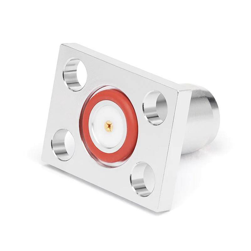 BMA Male Field Replaceable Connector | 4 Hole Flange | Hole Spacing 8. – Gwave Technology Inc