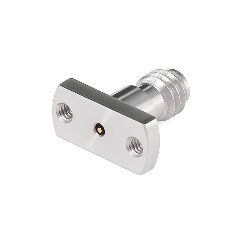 1.0mm Female Solderless PCB Connector with 2 Hole Flange for Stripline ...