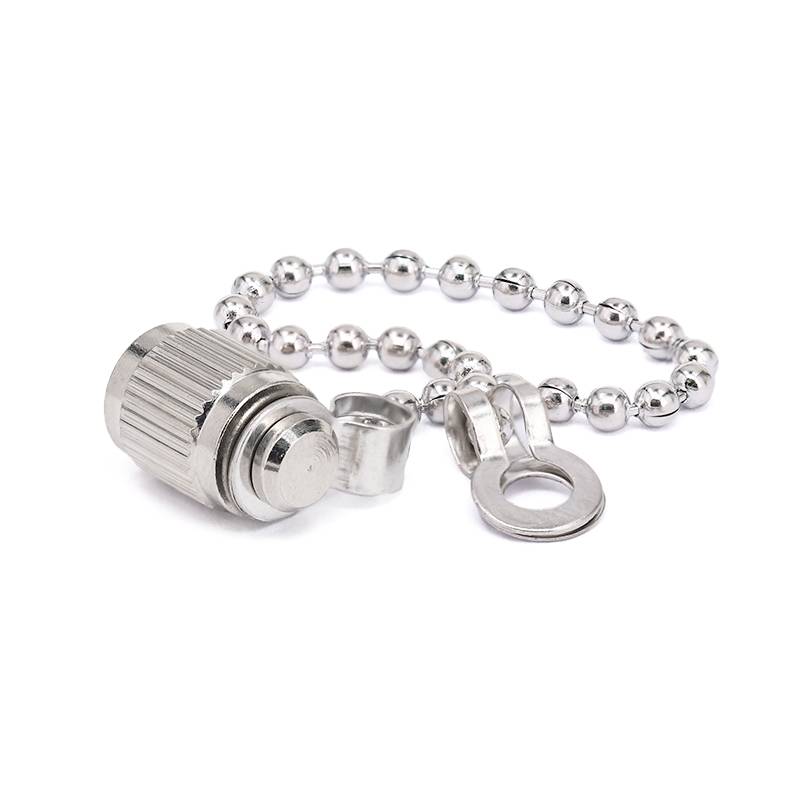 SMA Male Non-Shorting Dust Cap With Chain – Gwave Technology Inc
