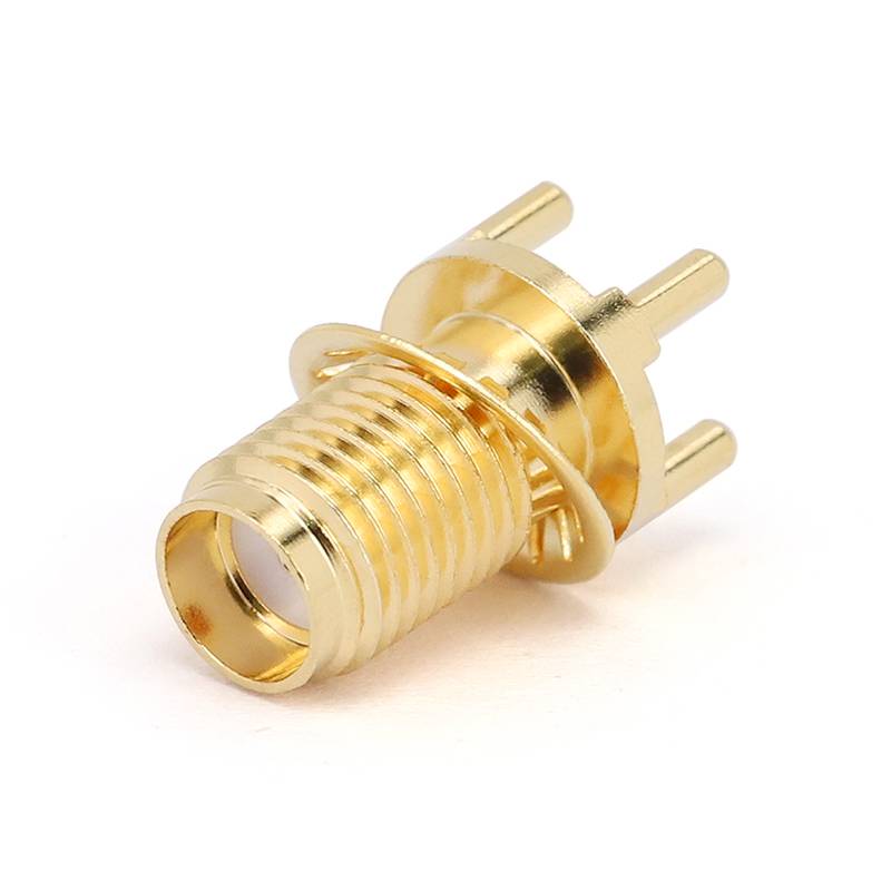 SMA Female Connector Vertical Launch Suit for PCB | Bulkhead Mount | L ...