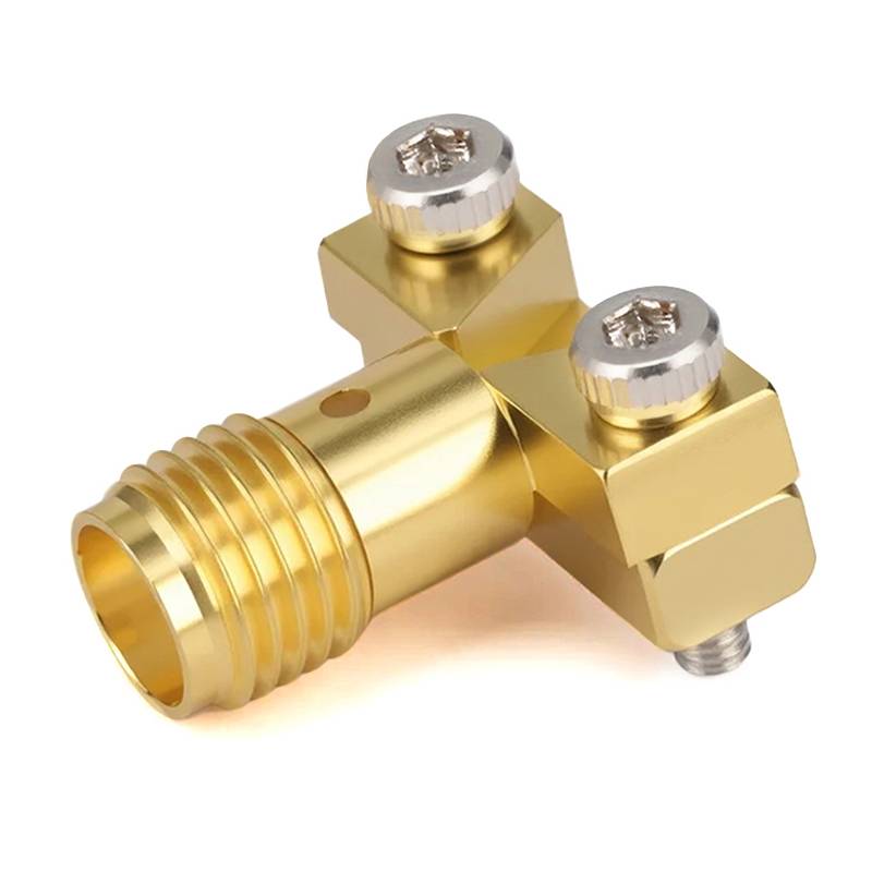 SMA Female PCB End Launch Connector | DC–18GHz | Solderless RF Coaxial ...