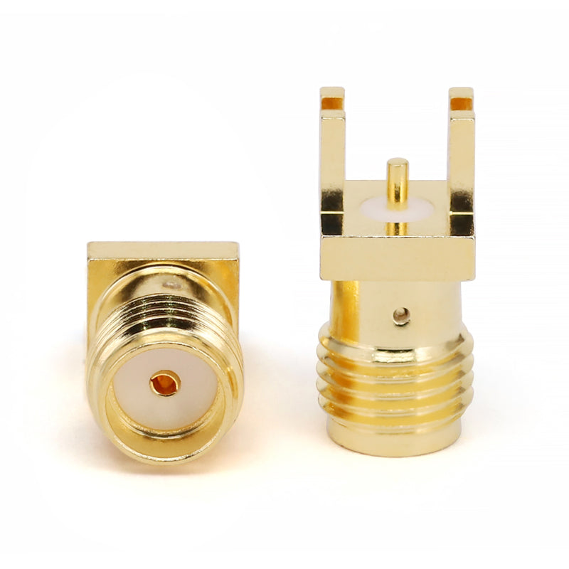 SMA Female End Launch Connectors ｜ DC-18GHz ｜ Suit for PCB thickness 1 ...