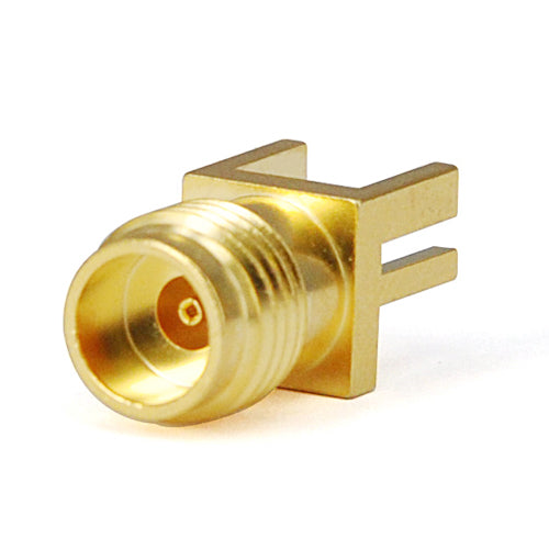 2.4mm Female End Launch Connectors,DC-50GHz , Suit for PCB thickness 0 – Gwave Technology Inc